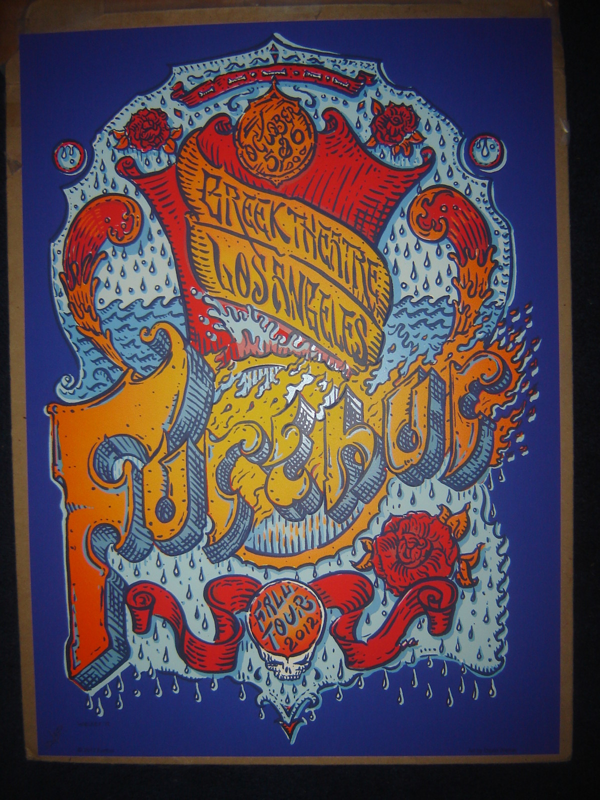 FURTHUR POSTER GREEK THEATRE 10/12 L.A.PHIL LESH BOB WEIR GREATFUL DEAD ...