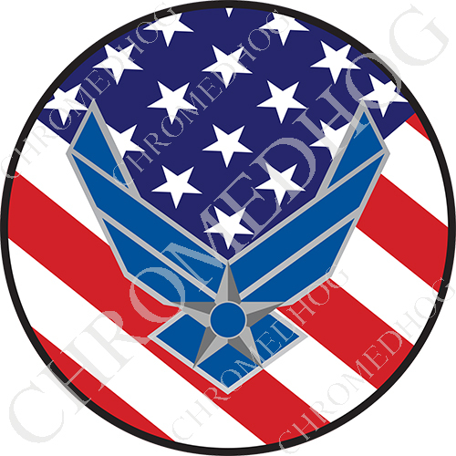 Premium Round 3M Epoxy Gel Domed Decal or Flat Sticker - USAF Air Force ...
