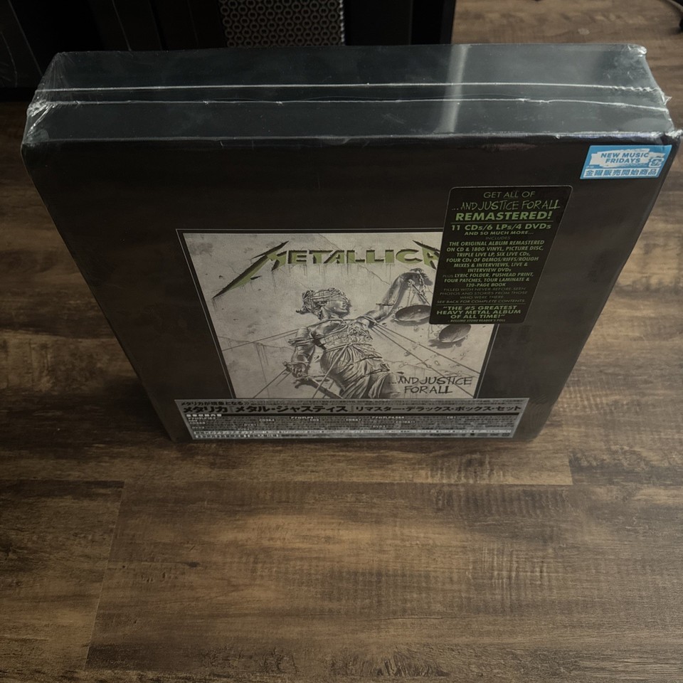 Rare & Sealed - Metallica "And Justice For All" - Japanese Deluxe Box ...