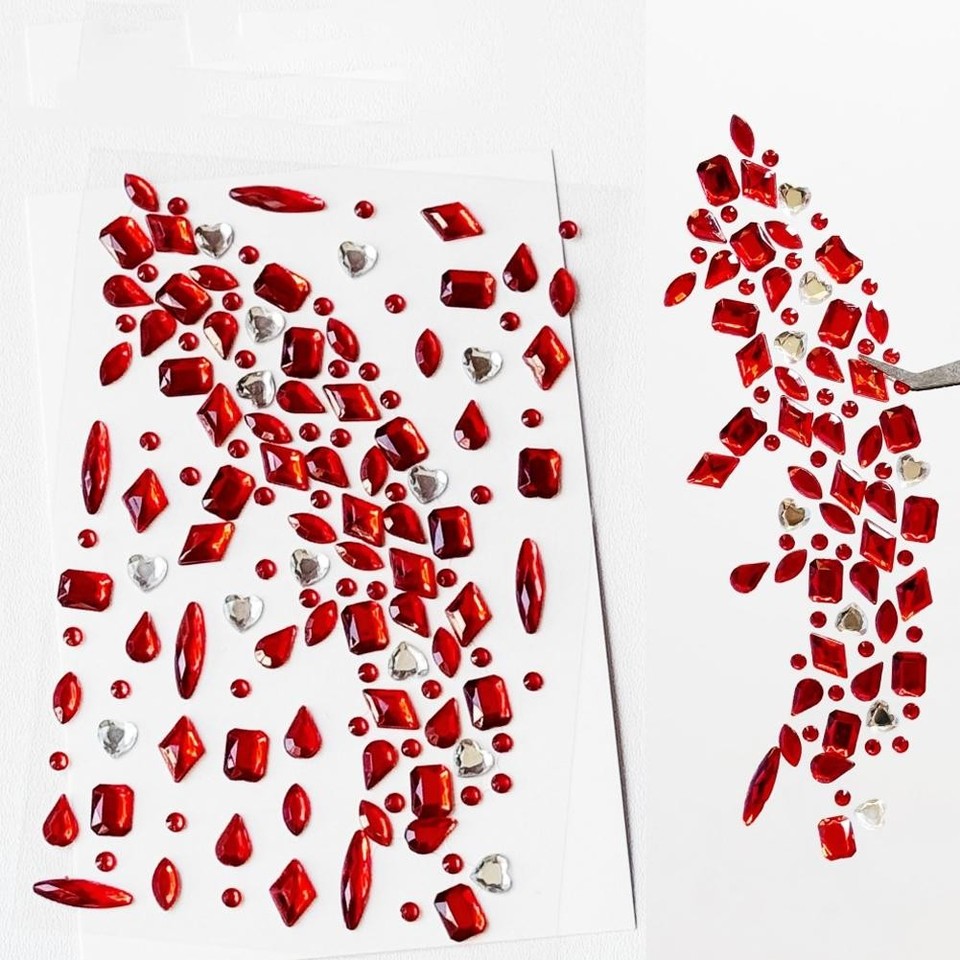 Halloween Bloody Scar Tattoos Temporary Wound Stickers for Face Neck ...