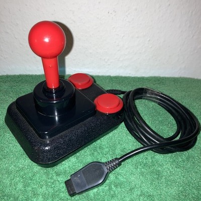 Joystick Competition Pro schwarz mit Metall-Feder * Commodore Amiga ...