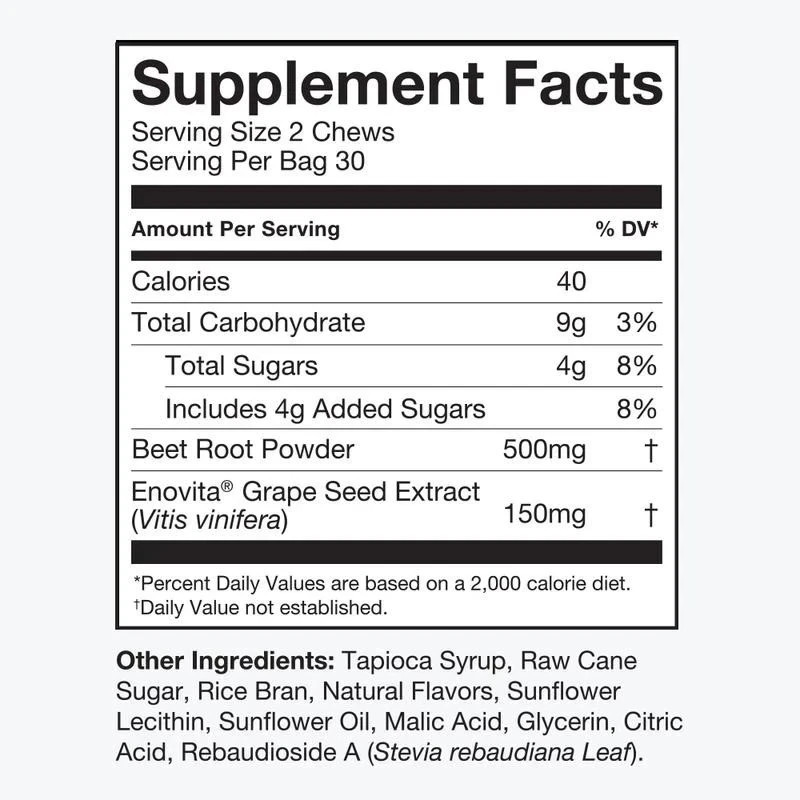 Human-N Super Beets / 60 count Pomegranate Chews for Heart Health | eBay