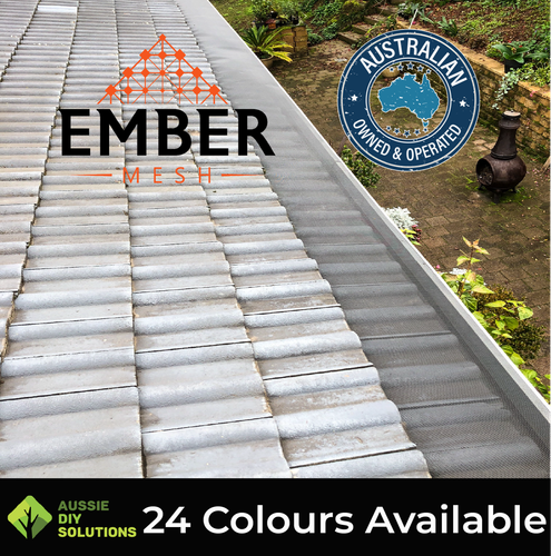 10m Tile Roof Ember Guard. BAL 29 Rated. Used as Leaf Guard, Gutter ...
