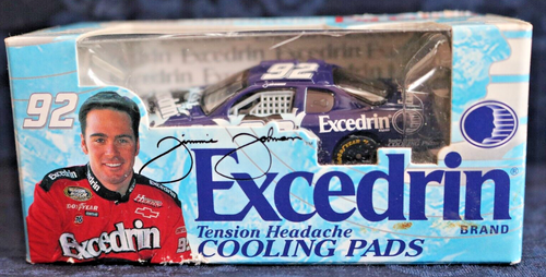 Hot Wheels Jimmie Johnson #92 Excedrin Collectible Race Car MIB NASCAR ...