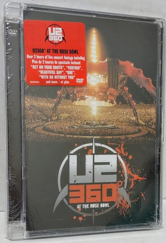 U2 360 ° AT THE ROSE BOWL DVD (2010) BONO *NEW & Sealed! 602527381343 ...