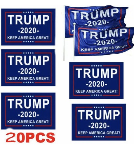 20 pc Trump 2020 Flags Wholesale Lot 3 by 5 Ft Flags Great Value | eBay