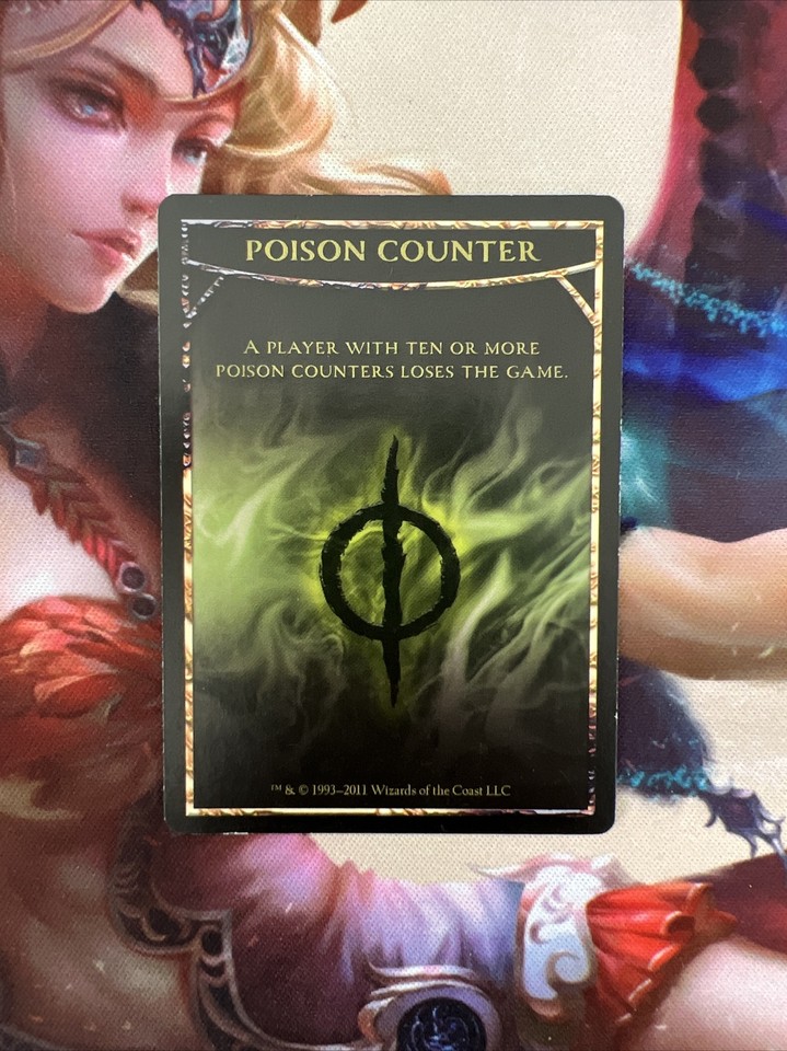 13 Poison Counter Tokens MTG Magic Mirrodin Besieged/Scars of Mirrodin ...