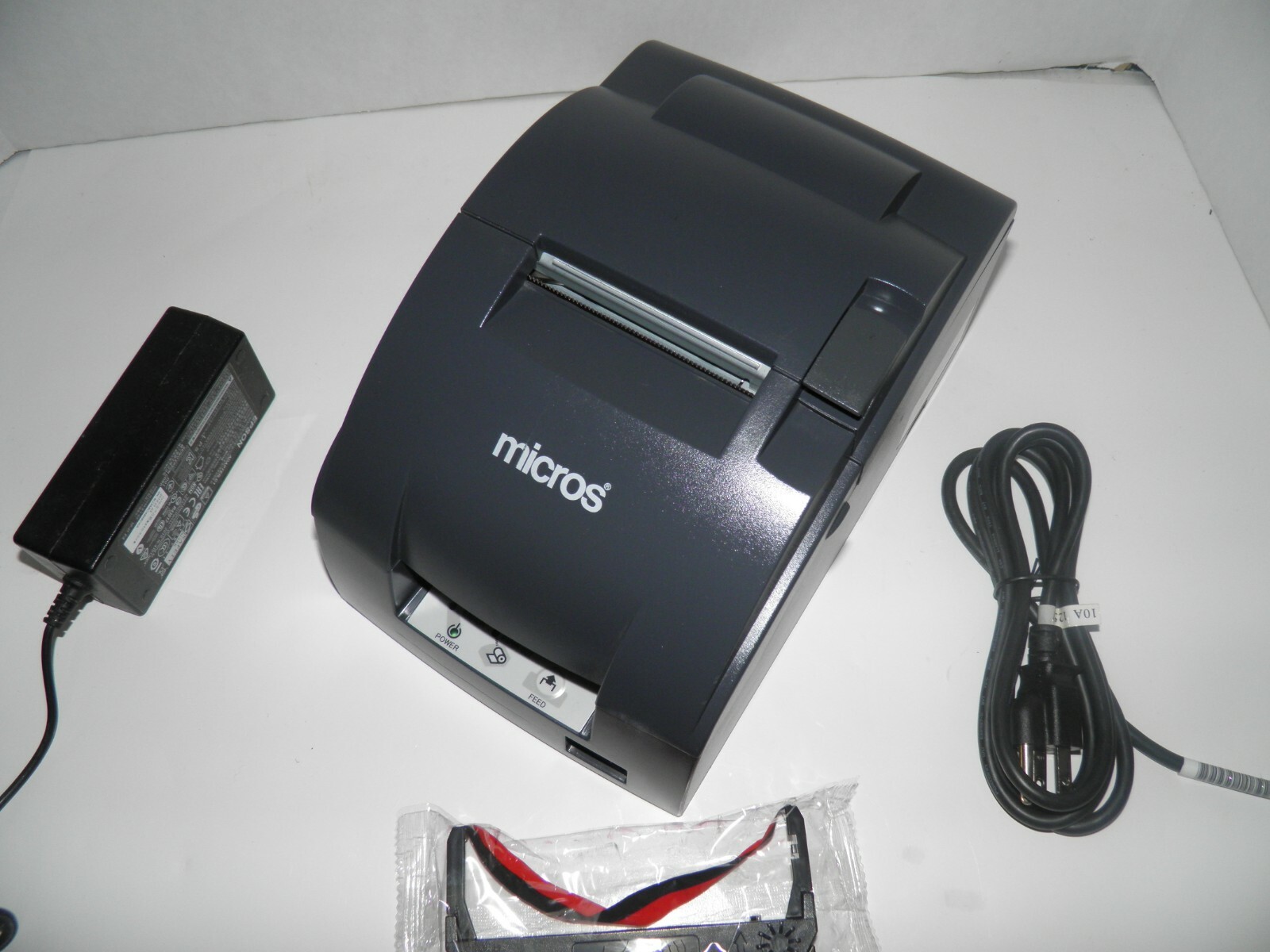 MICROS EPSON TM-U220B M188B Dot Matrix POS Receipt Printer SERIAL ...