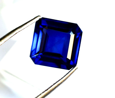 8 ct Ceylon Royal Blue Sapphire Radiant Cut Natural Loose Gemstone | eBay