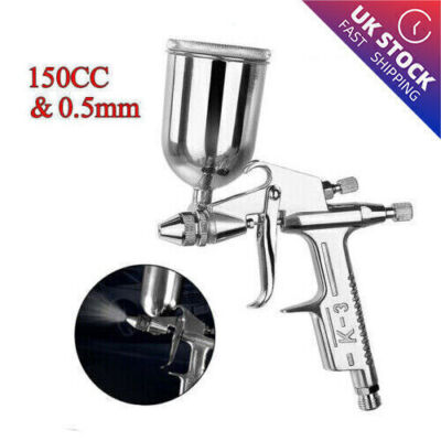 Mini Air Spray Gun 0.5mm HVLP Car Detail Touch Up Paint Sprayer Repair ...