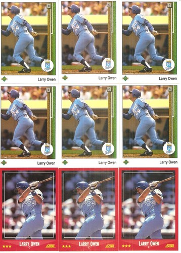 18 CARD LARRY OWEN BASEBALL CARD LOT 520 | eBay