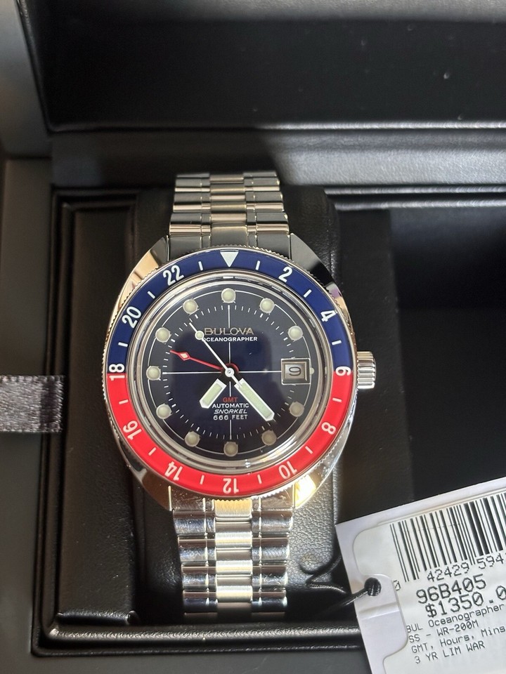 Bulova Oceanographer GMT 96B405 | eBay
