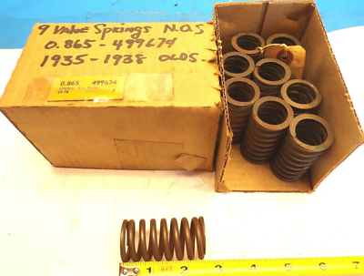 (9) 1935 36 37 38 Oldsmobile Engine Valve Springs 499674 NOS OLDS | eBay