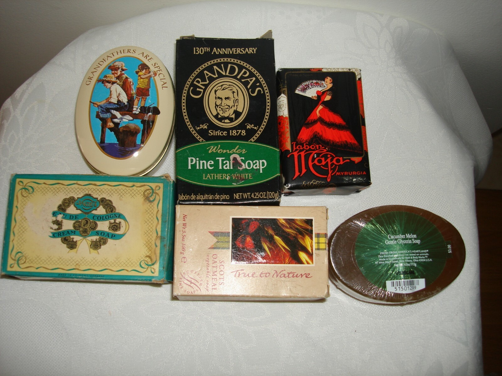 Vintage Collectible Unique Multi Assorted 6 Pc Soaps | eBay