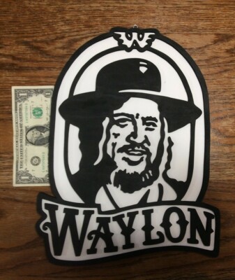 WAYLON JENNINGS SIGN -3D WOOD ART | eBay