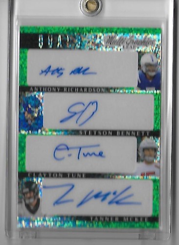 Anthony Richardson Leaf Multi Graphics Quad GREEN SPARKLE RC AUTO ...