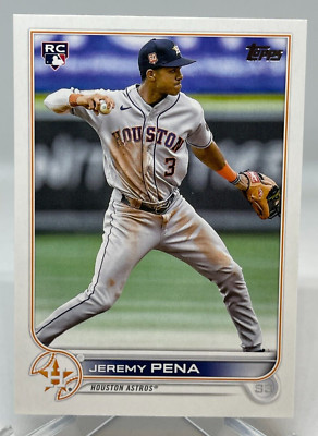 Jeremy Pena 2022 Topps Update #US253 Rookie Card Houston Astros RC (A ...