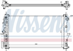 Nissens 630715 Radiator for sale online | eBay UK