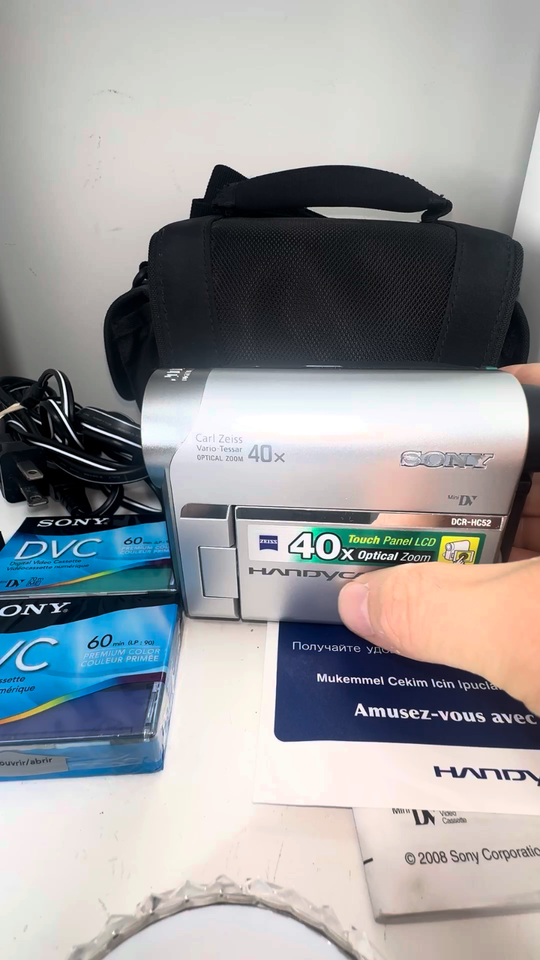 SONY DCR-HC52 Mini DV Handycam Video Camera Camcorder With Accessories! | eBay