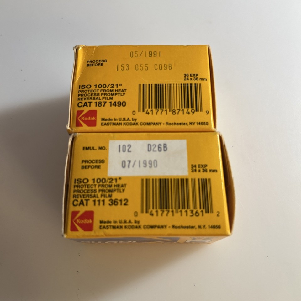 Kodak Ektachrome E100HC 35mm Color Reversal Slide Film Old, Sealed 36 ...