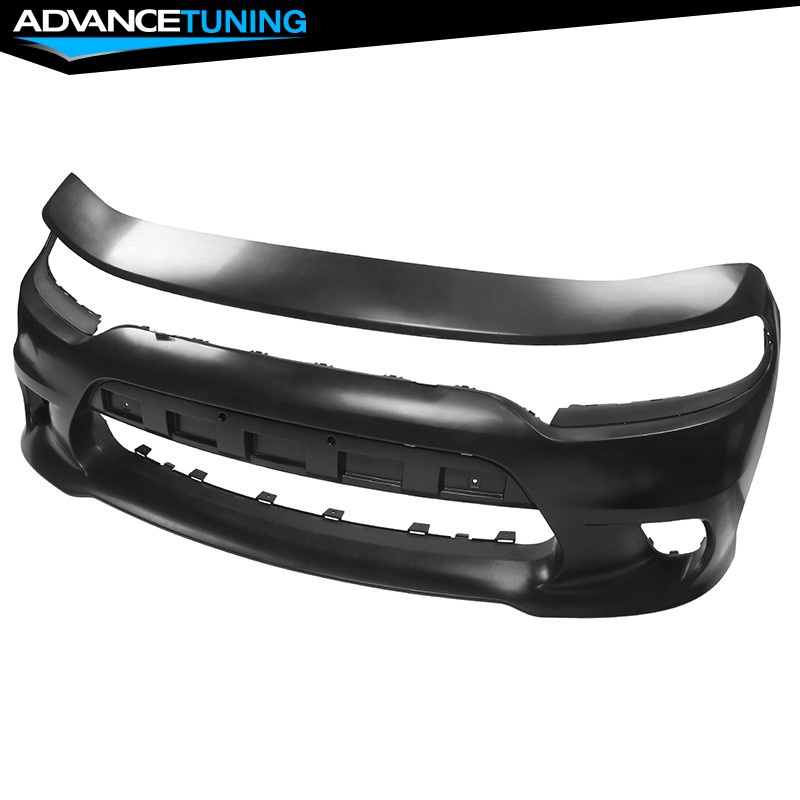 Fits 15-23 Dodge Charger SRT Hellcat Style Front Bumper Fascia Cover ...