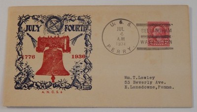 USS Perry (DD 340) Independence Day 1937 Bellingham Washington (sunk in ...