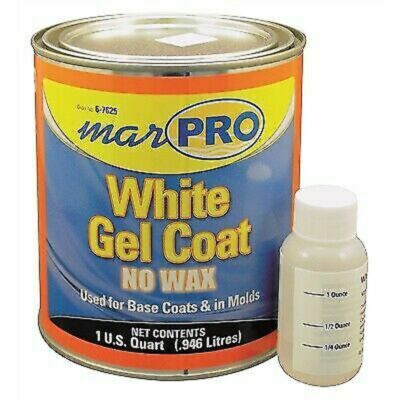Marpro Gel Coat White NO Wax QUART 6-7625 Boat Fiberglass | eBay