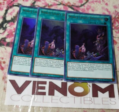3x (M/NM) - World Legacy Discovery - BLRR-EN098 - Ultra Rare 1st ...