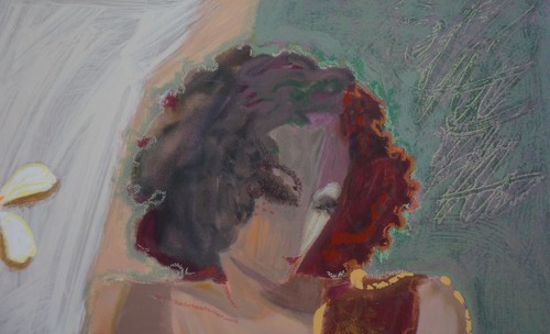 Sabzi "EXOTIC FLOWER" Serigraph on Canvas, Ltd Edition hand signed With ...