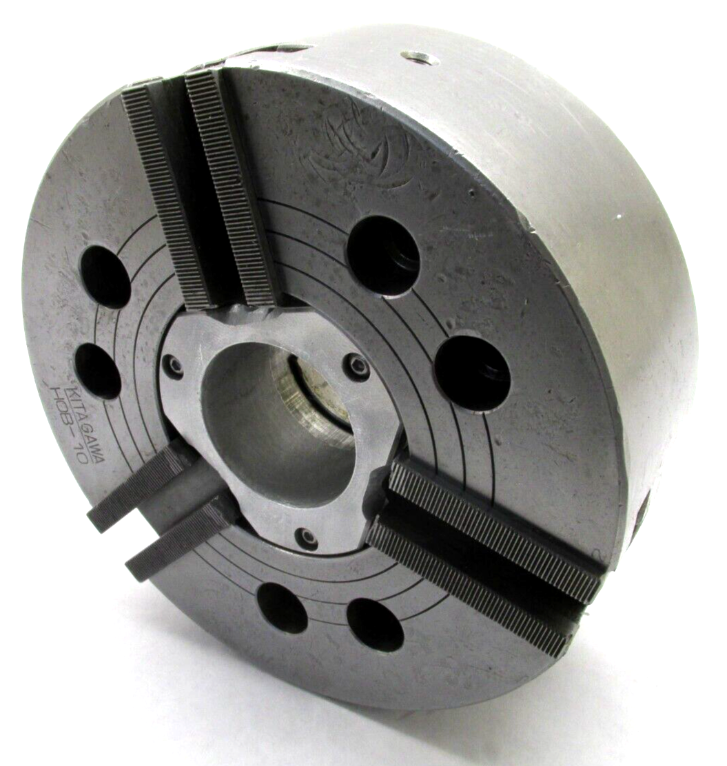 KITAGAWA 10" THREE-JAW CNC LATHE POWER CHUCK w/ A2-8 MOUNT - #HOB-10 | eBay