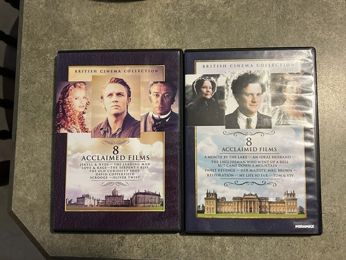 Lot Pair Of 2 British Cinema Collections, 4 DVDs Total, Dickens, Jekyll ...
