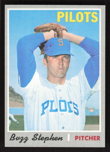 1970 TOPPS BUZZ STEPHEN 533 NRMT RC BASEBALL SEATTLE PILOTS | eBay
