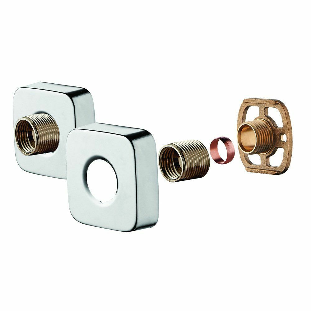 THERMOSTATIC MIXER BAR SHOWER WALL PLATE BRACKET CHOICES WALL MOUNTS ...