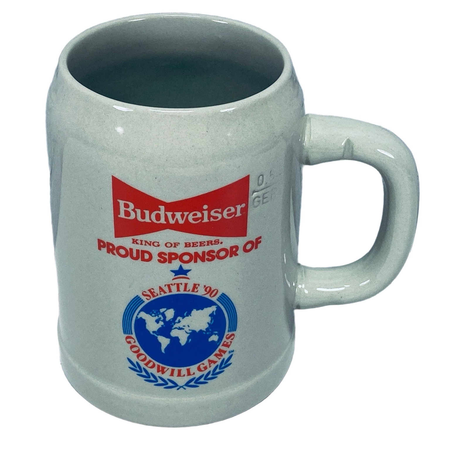 Budweiser Proud Sponsor of '90 Goodwill Games West Germany Beer Stein ...