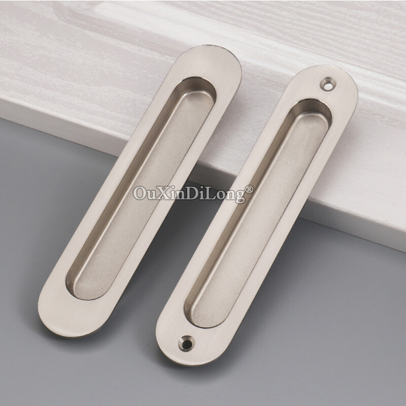 Recessed Sliding Door Handle Hidden Kitchen Balcony Wood Pocket Barn ...