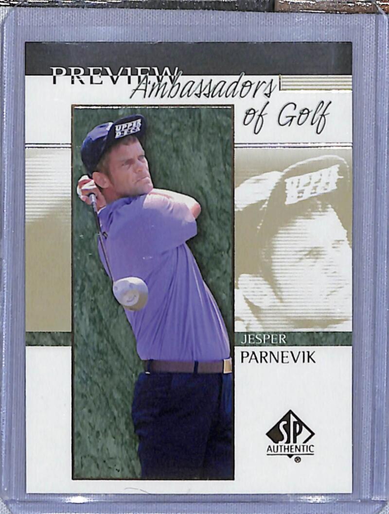 2001 Upper Deck SP Authentic Preview #55 Jesper Parnevik NM-MT | eBay