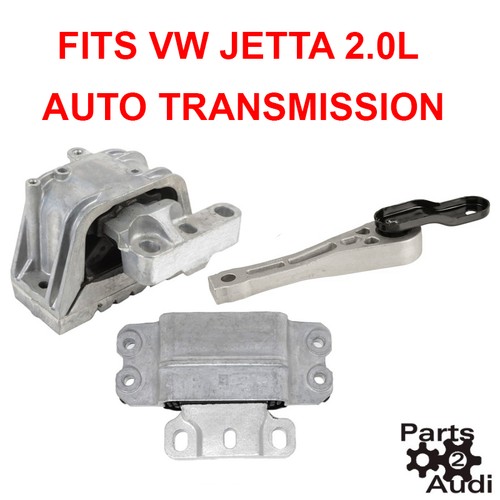 Engine Motor Mount Auto Trans mount Set 3pc Kit For VW Jetta 2.0L CBPA ...