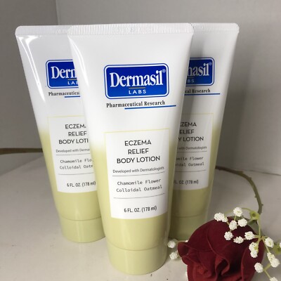3 X Dermasil Eczema Relief Moisturizing Colloidal Oatmeal 6 fl oz | eBay