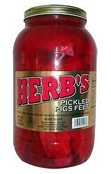 Herb's Pickled Pigs Feet 68oz (4.25lb) | eBay