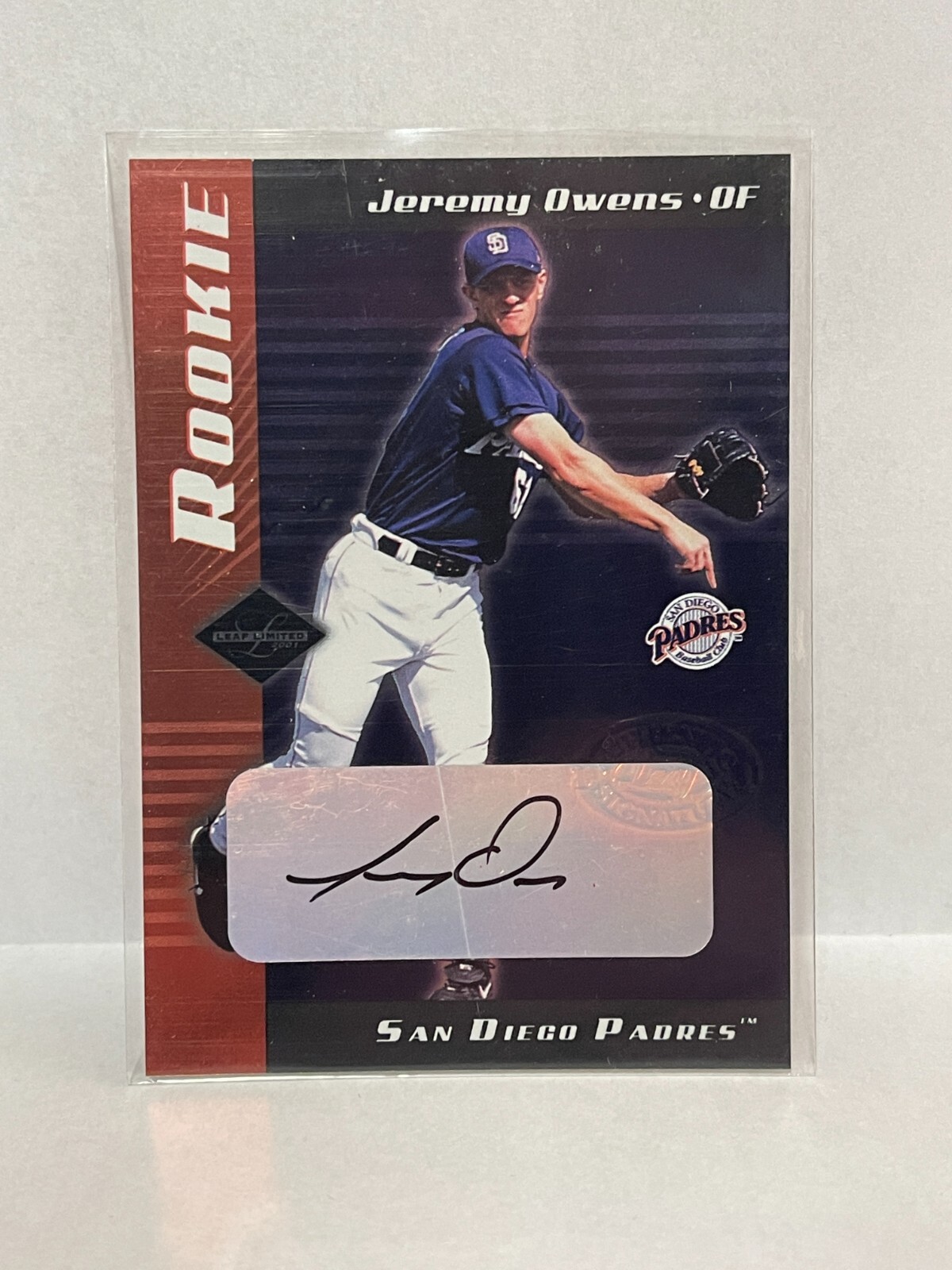 2001 Leaf Limited #311 Jeremy Owens AUTOGRAPH RC /1000 | eBay