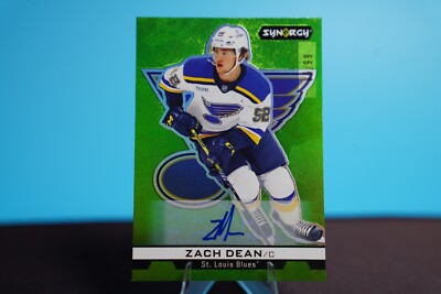 24/25 UPPER DECK SYNERGY ZACH DEAN IM-63 NHL IMPRESSIONS ROOKIE AUTO ...