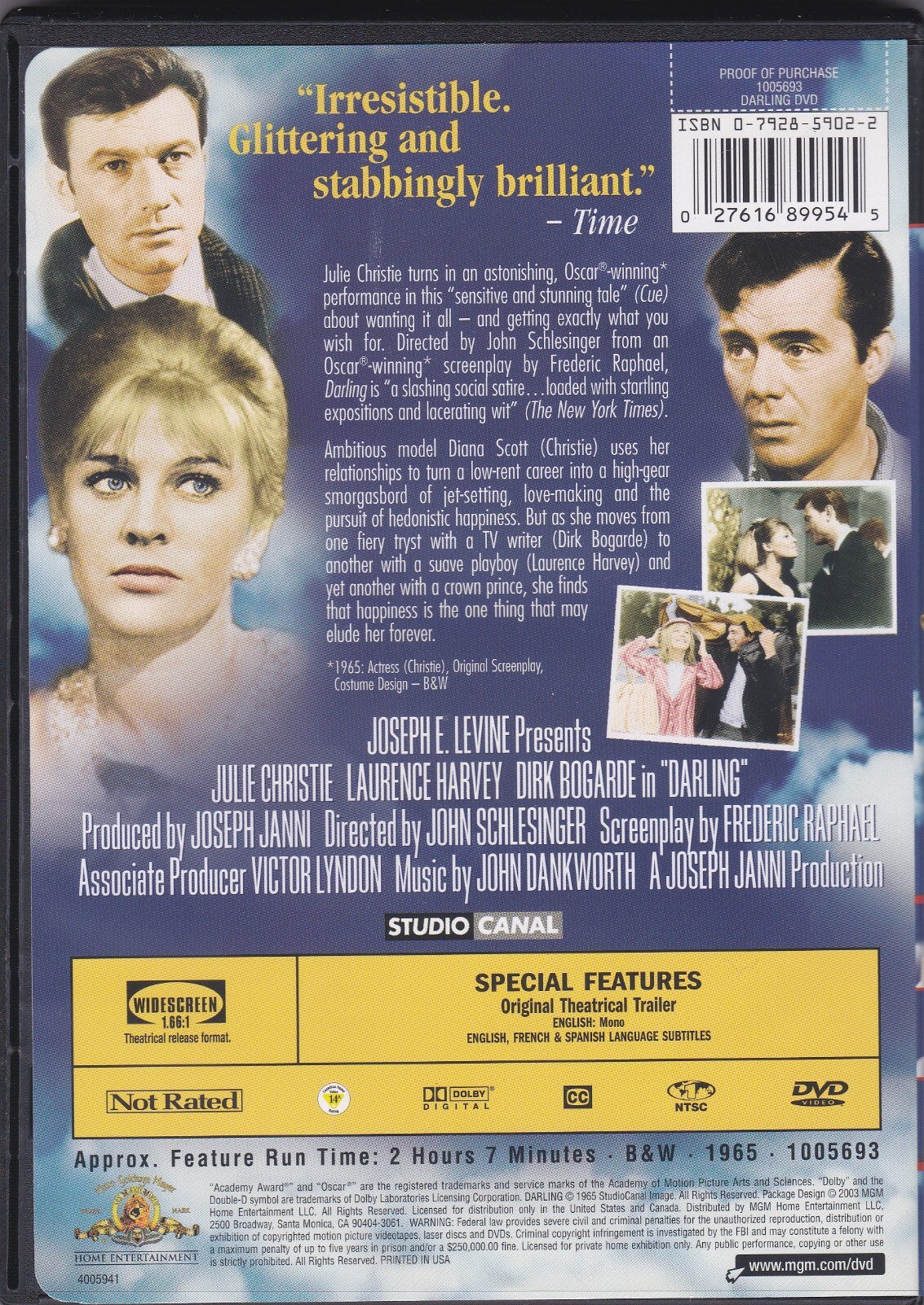 Darling - DVD Region 1 NTSC 1965 B&W | eBay Australia