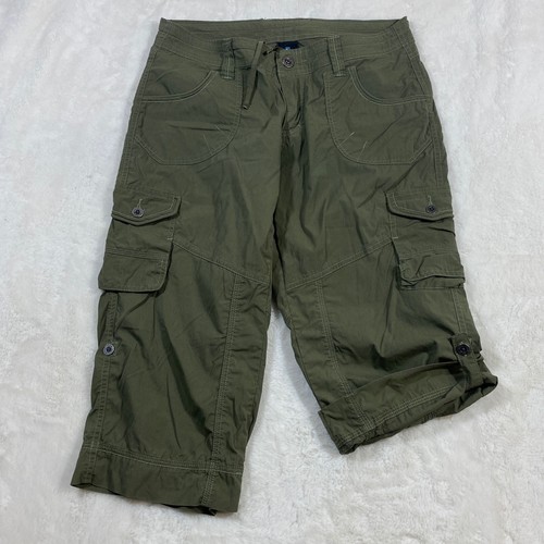 Kuhl Olive Green Convertible Cargo Capri Pants Womens Size 6 Outdoor ...