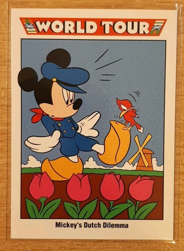 1991 IMPEL DISNEY WORLD TOUR NETHERLANDS MICKEY MOUSE #203 MICKEYS ...