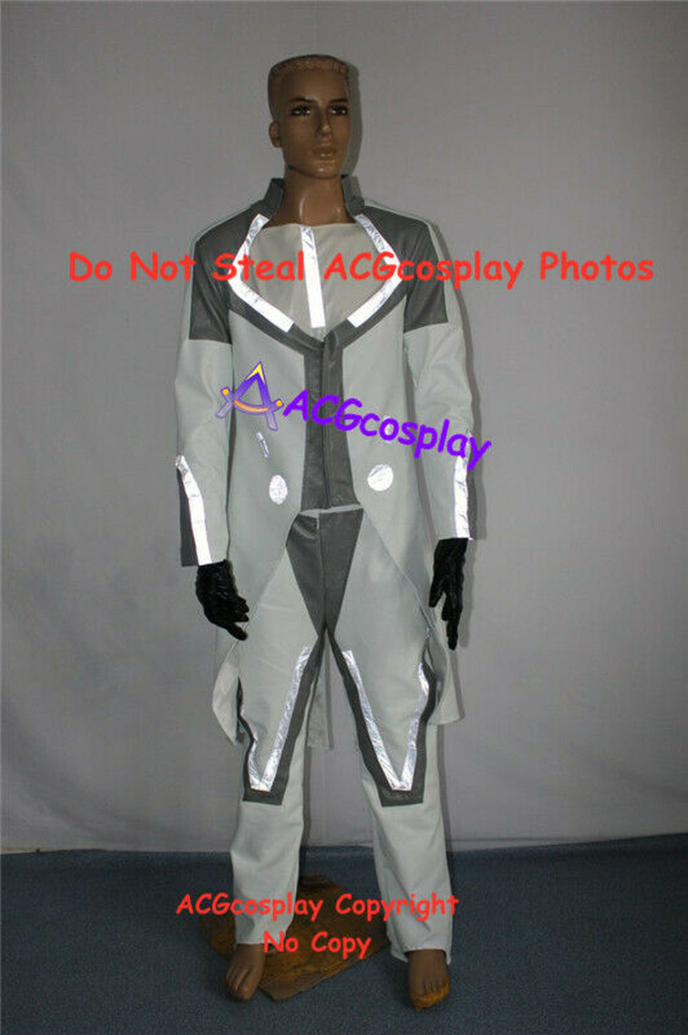 Tron Legacy cosplay Zuse Castor Cosplay Costume with phosphor strip | eBay