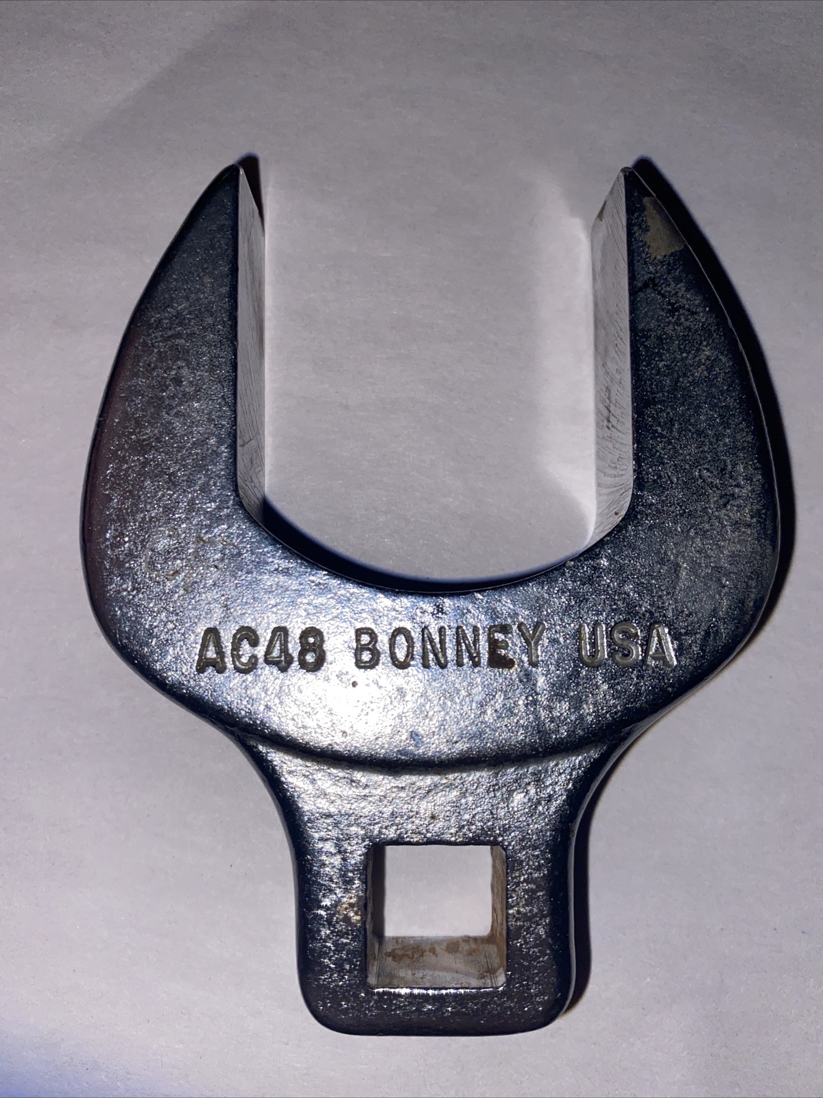 Vintage Bonney Tools AC48 1/2 Drive Crowsfoot Open End 1-1/2 Wrench for ...