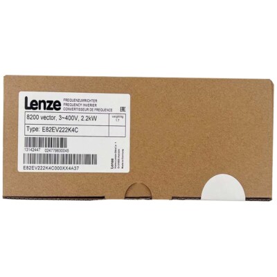 E82EV222K4C New Sealed LENZE 8200 Vector Frequency Inverter E82EV222K4C ...