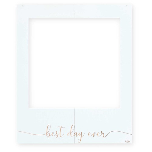 Ginger Ray Botanical Wedding Best Day Ever Customisable Photo Booth ...