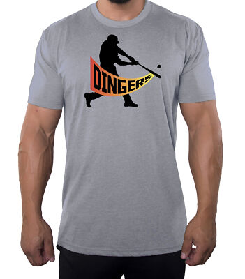 Dingers Baseball T-shirts, Cool Baseball Shirts, Men's T- shirts | eBay