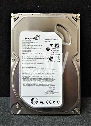 ST3500413AS Seagate 9YP142 BARRACUDA 500GB 7.2KRPM 6Gb/s 3.5"SATA HDD ...